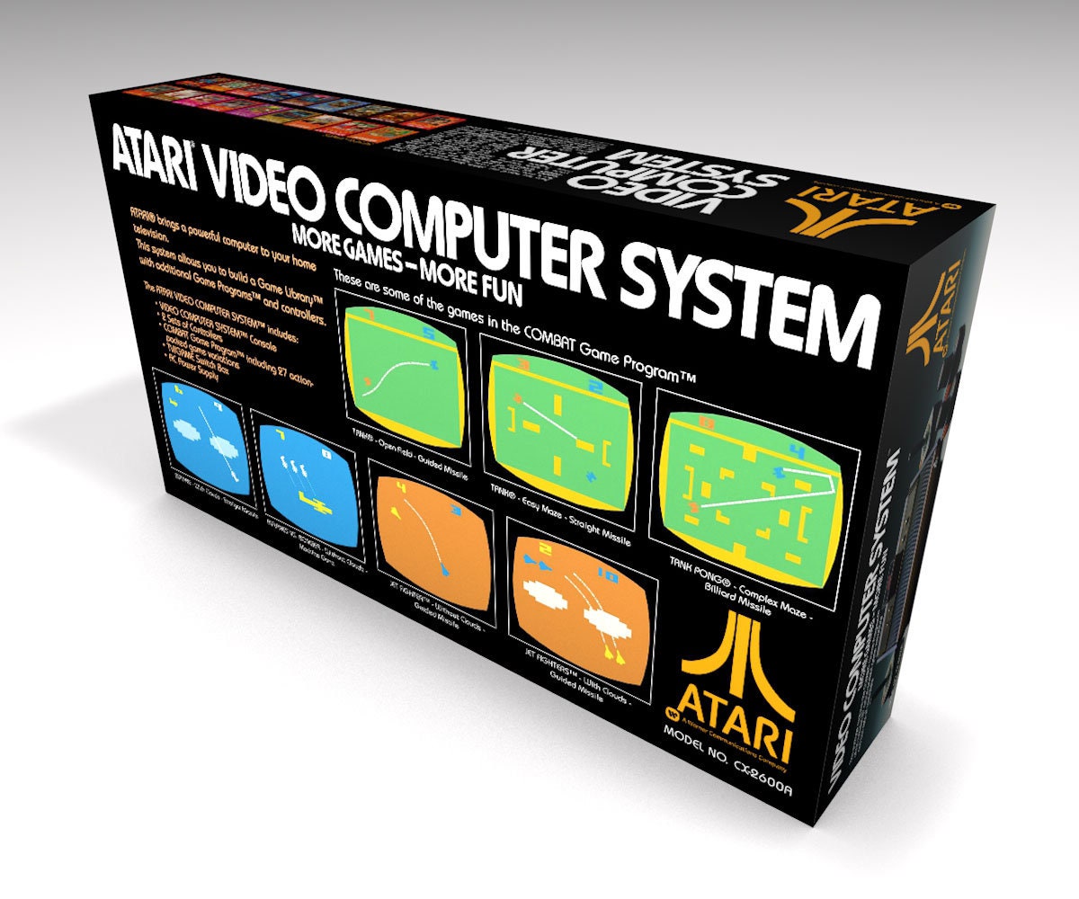Leere Box Atari Falcon 030 white Empty box Empty box Boîte vide Video ...