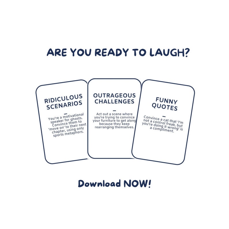 Wit Happens: the Ultimate Comedy Challenge – Printable Digital Download ...