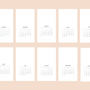 4K Minimalist White 2024 Calendar Wallpaper for Smartphones Ultra HD ...