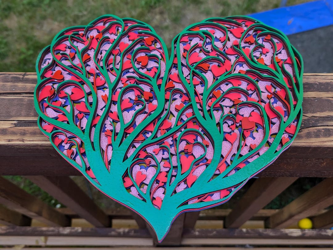 Heart Love Tree - Etsy