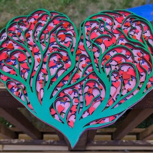 Heart Love Tree - Etsy
