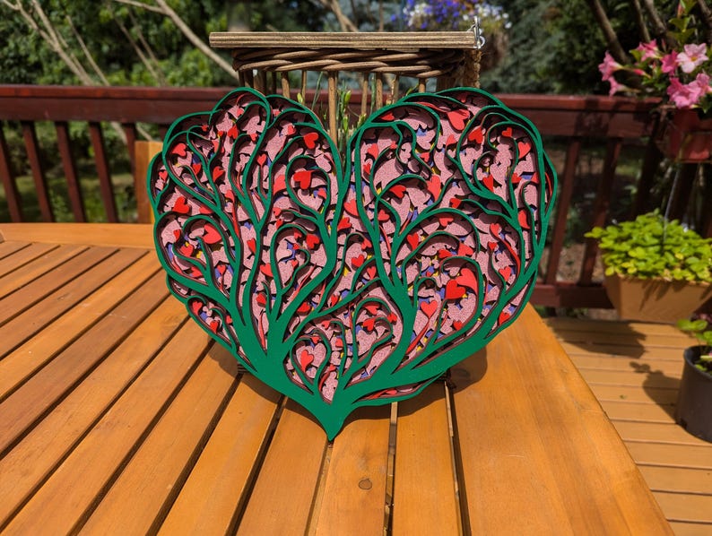 Heart Love Tree - Etsy