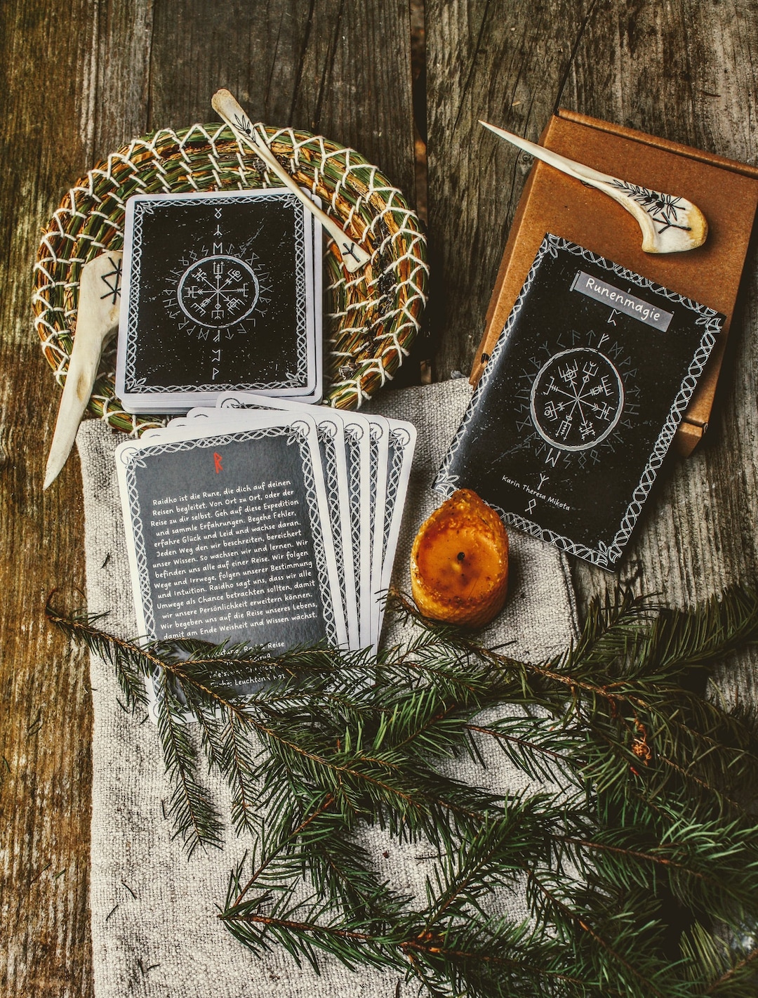 Rune Magic 24 Rune Cards With Accompanying Booklet - Etsy