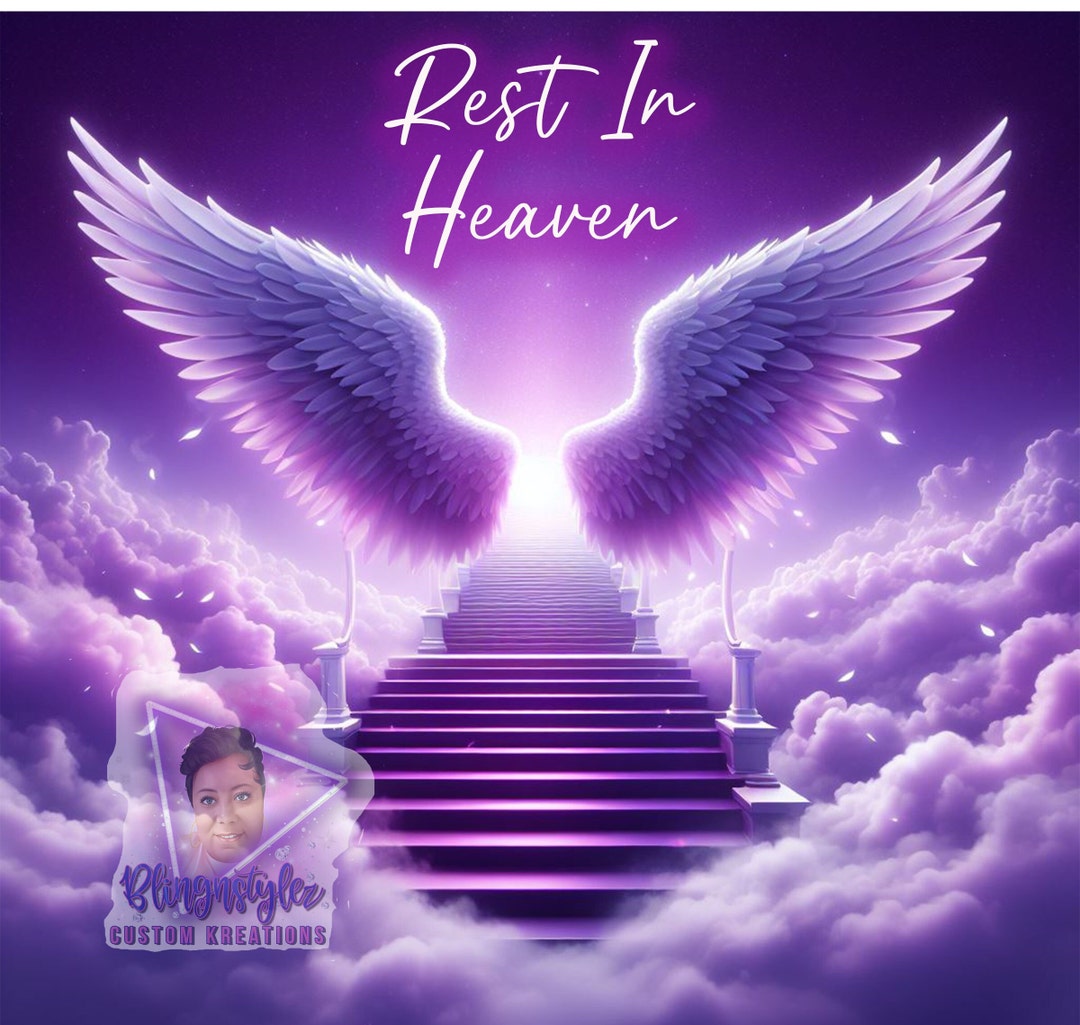 Purple Memorial Background PNG - Etsy