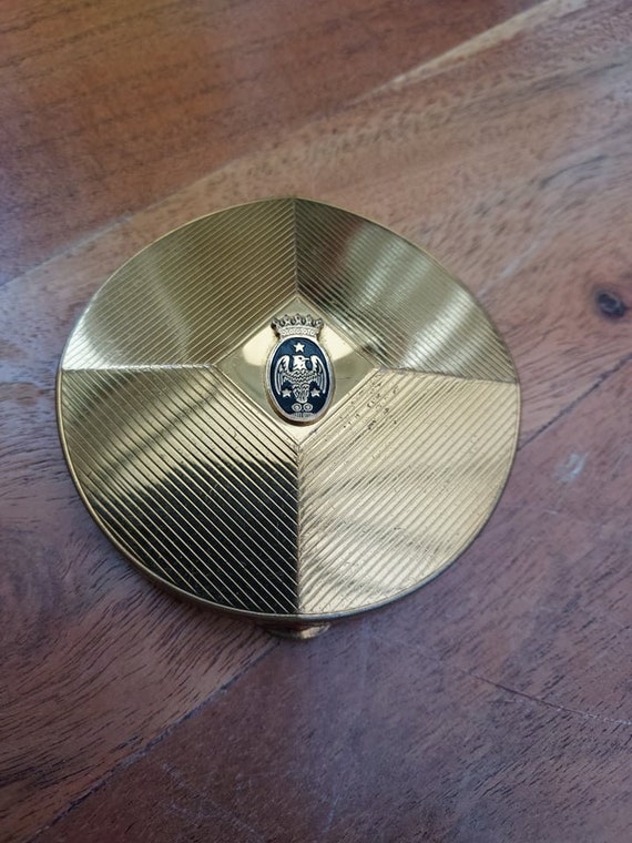 vintage coty powder compact - Gem