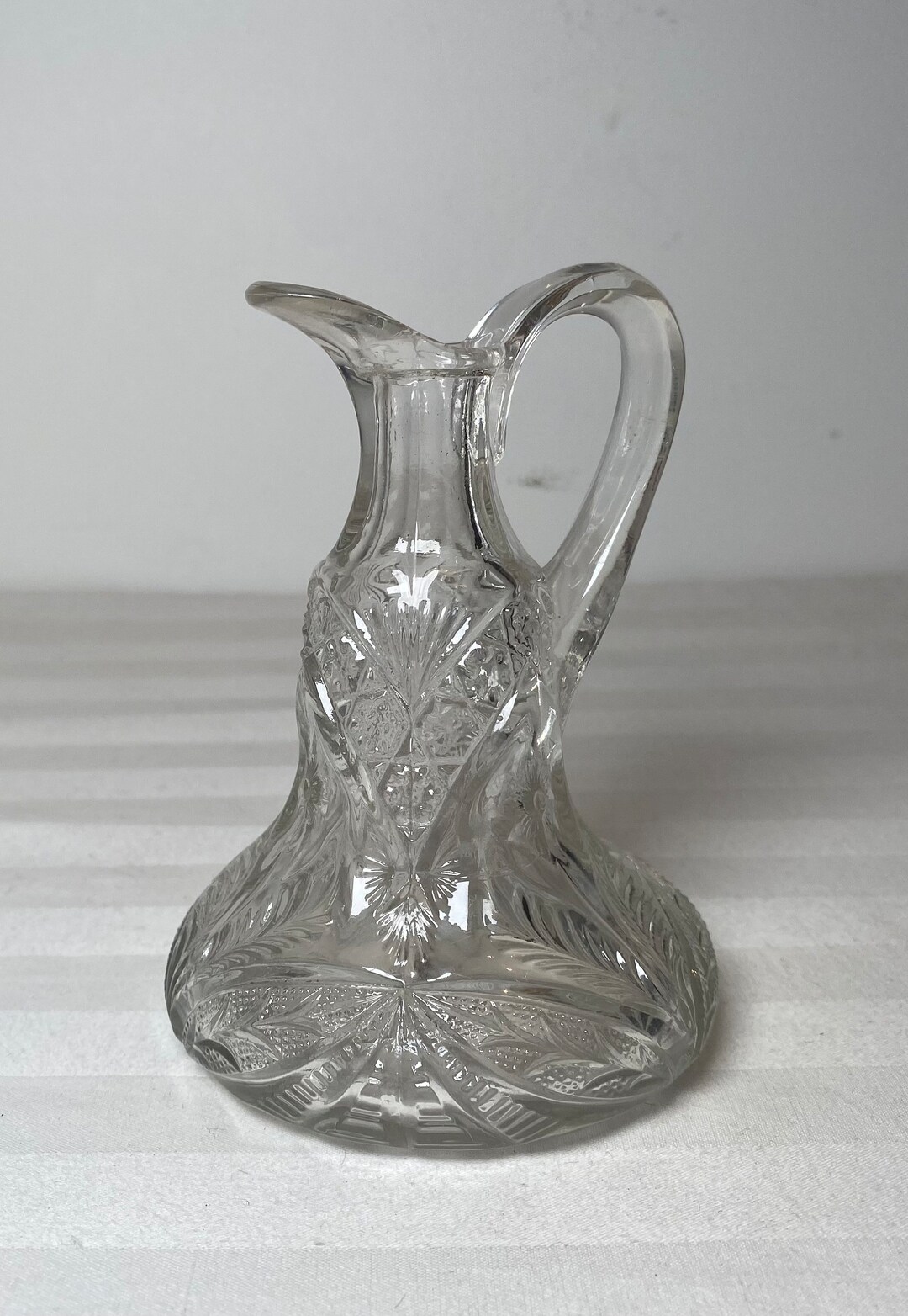 Antique Vinegar / Syrup Crystal Glass Decanter No Stopper - Etsy