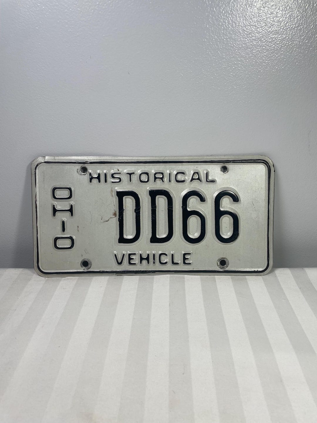 Ohio Historical Vehicle White and Black Metal License Plate 12 X 6. - Etsy