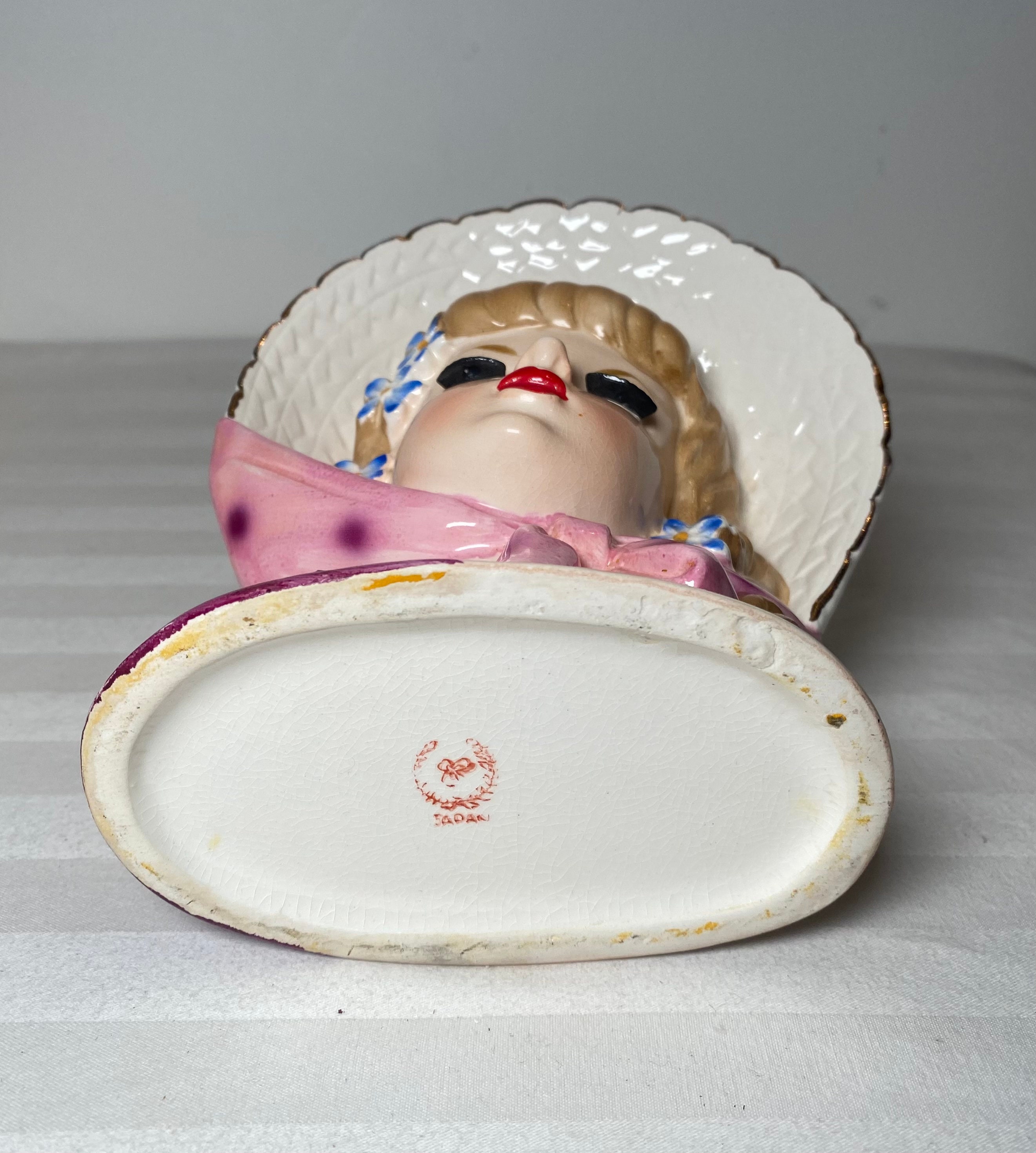 Vintage Japan Nippon Lady Head Vase Planter With Blonde Hair - Etsy