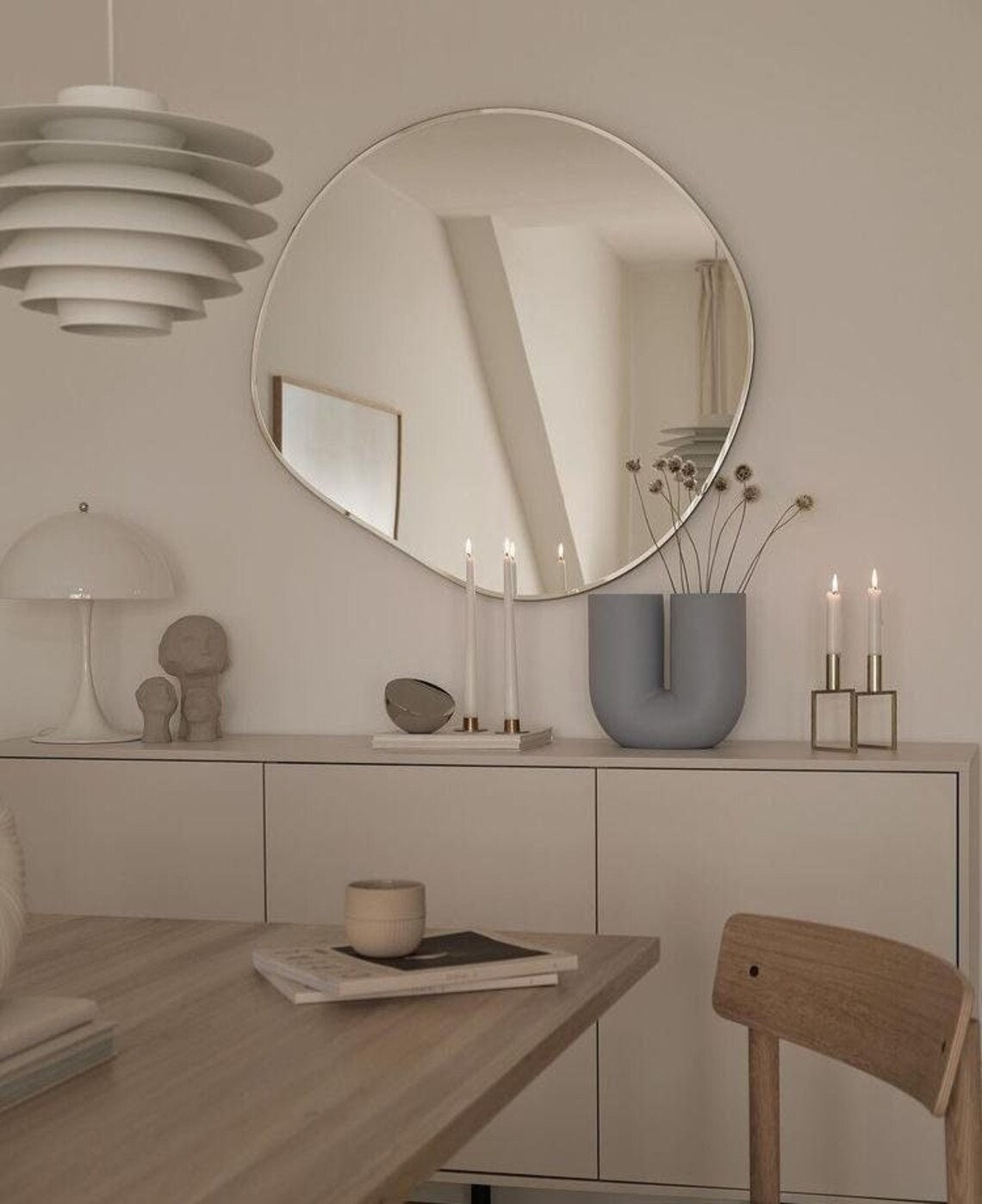 Cloud Shaped Wall Mirror Irregular Mirror Home Gift Unique - Etsy