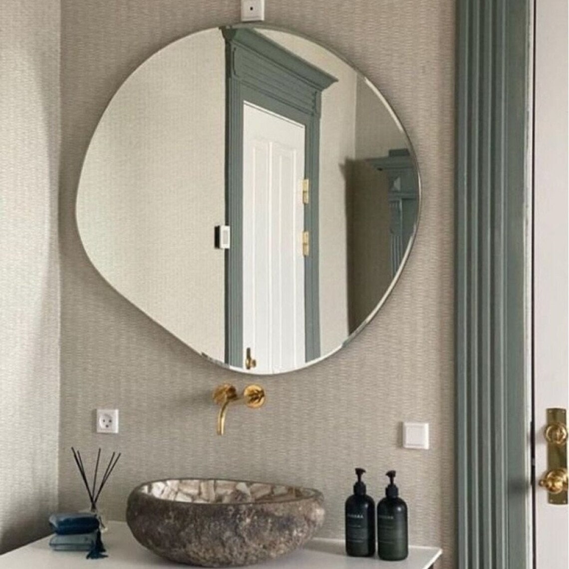 Cloud Shaped Wall Mirror Irregular Mirror Home Gift Unique - Etsy