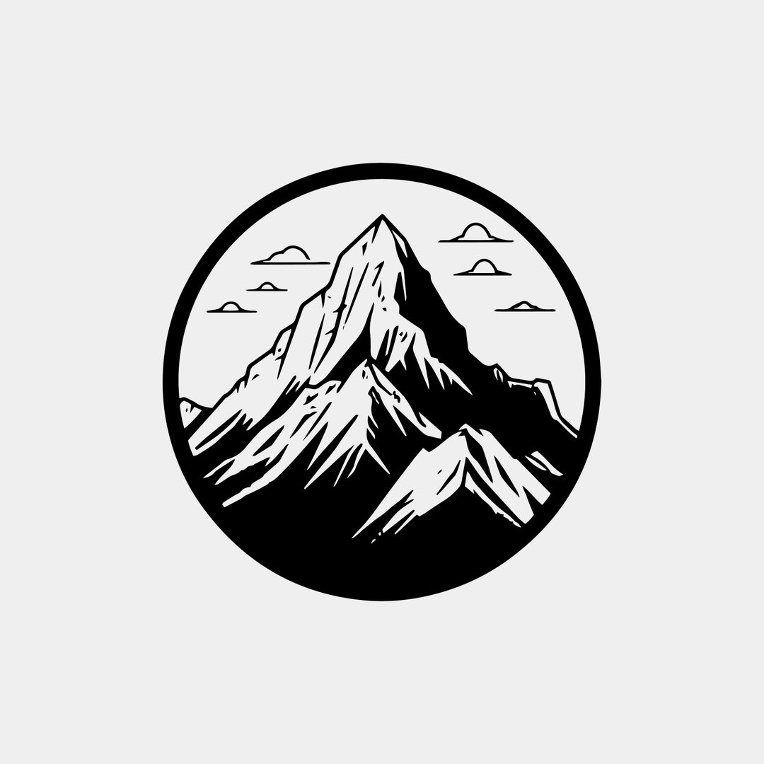 MOUNTAIN SVG, MOUNTAIN Clipart, Mountain Svg Cut Files for Cricut ...