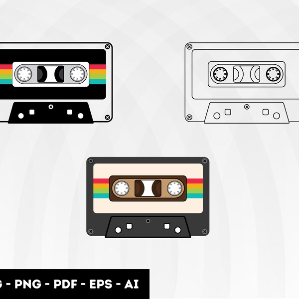 Cassette Tape Printable - Etsy