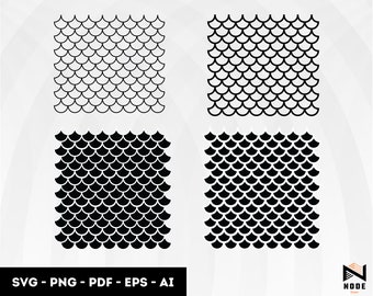 Fish Scales Vector - Etsy