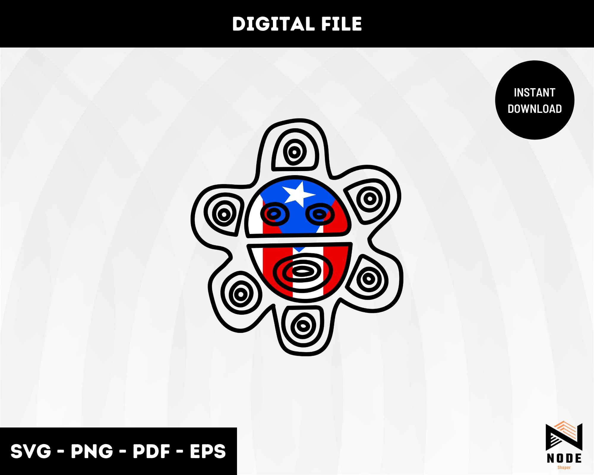 Puerto Rico Taino SVG Files / Taino 2022 Cut Files / Puerto | Etsy España