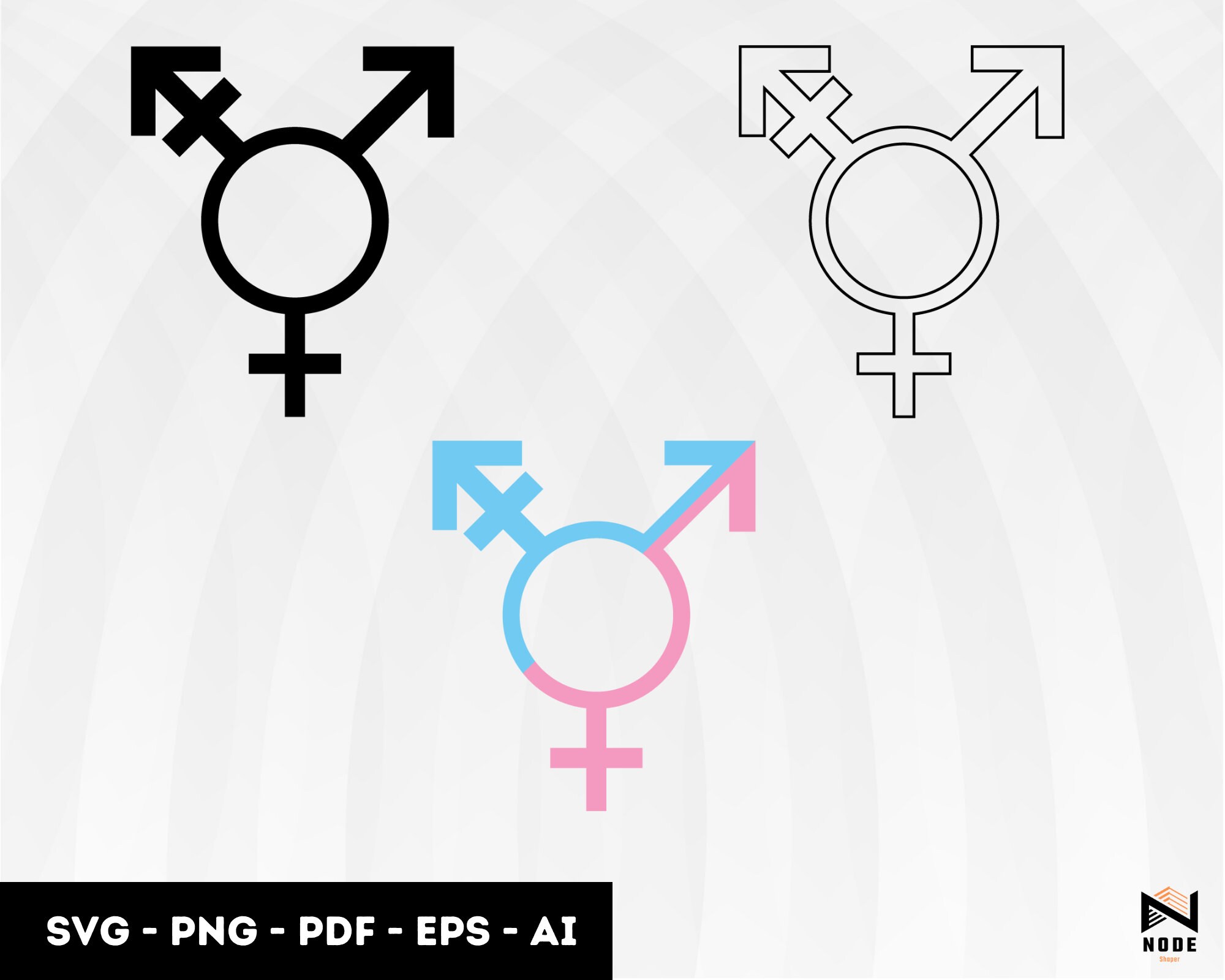 Transgender SVG Files Transgender Cut Files Transgender | Etsy