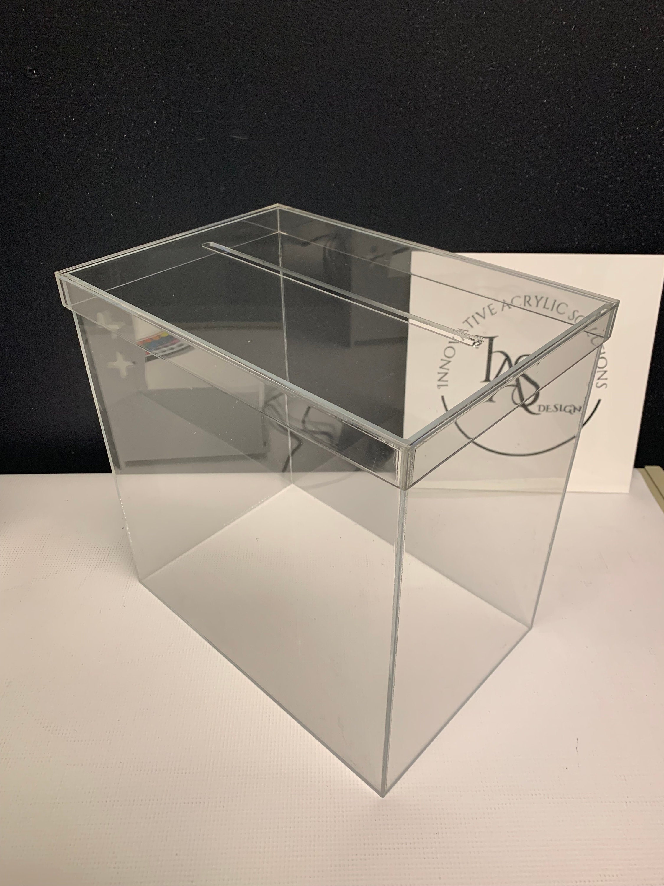 Clear Acrylic Envelope Box / Card Box - Etsy