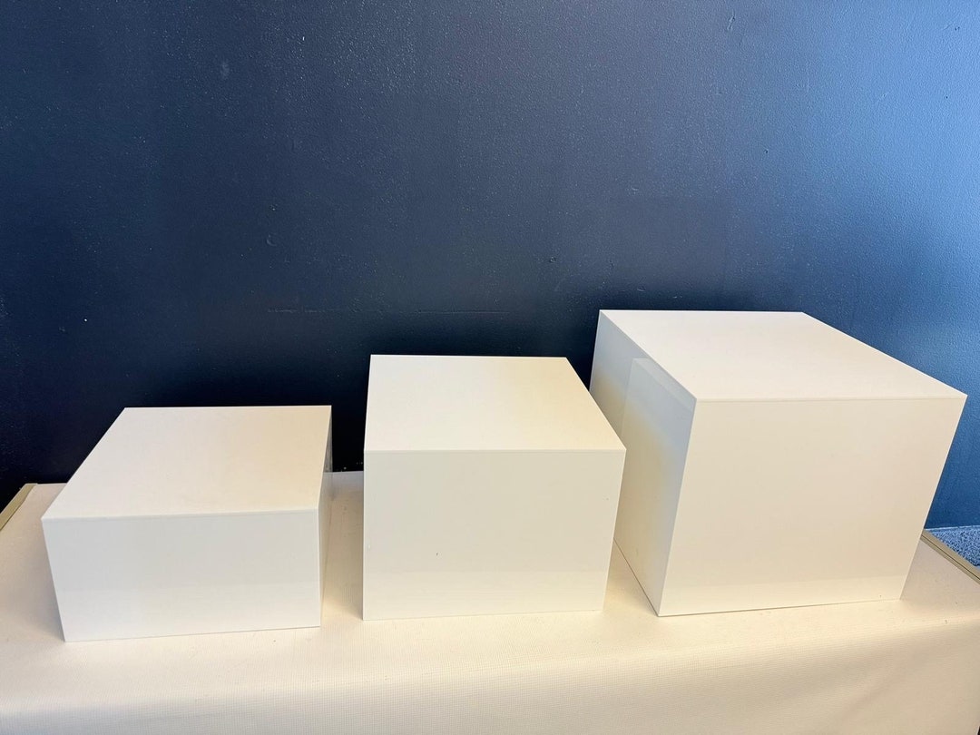 White Acrylic Risers - Etsy