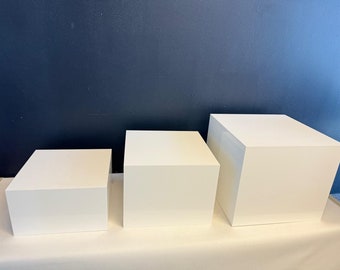 10 Pieces Acrylic Display Boxes, Acrylic Display Stands, Food Display ...