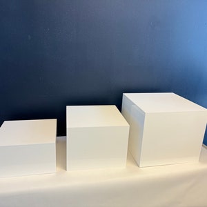 White Acrylic Risers - Etsy