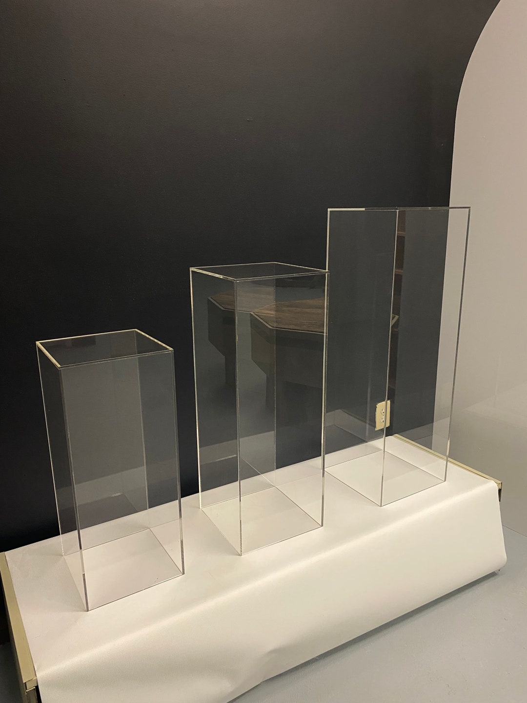 Clear Acrylic Pedestals / Plinths - Etsy