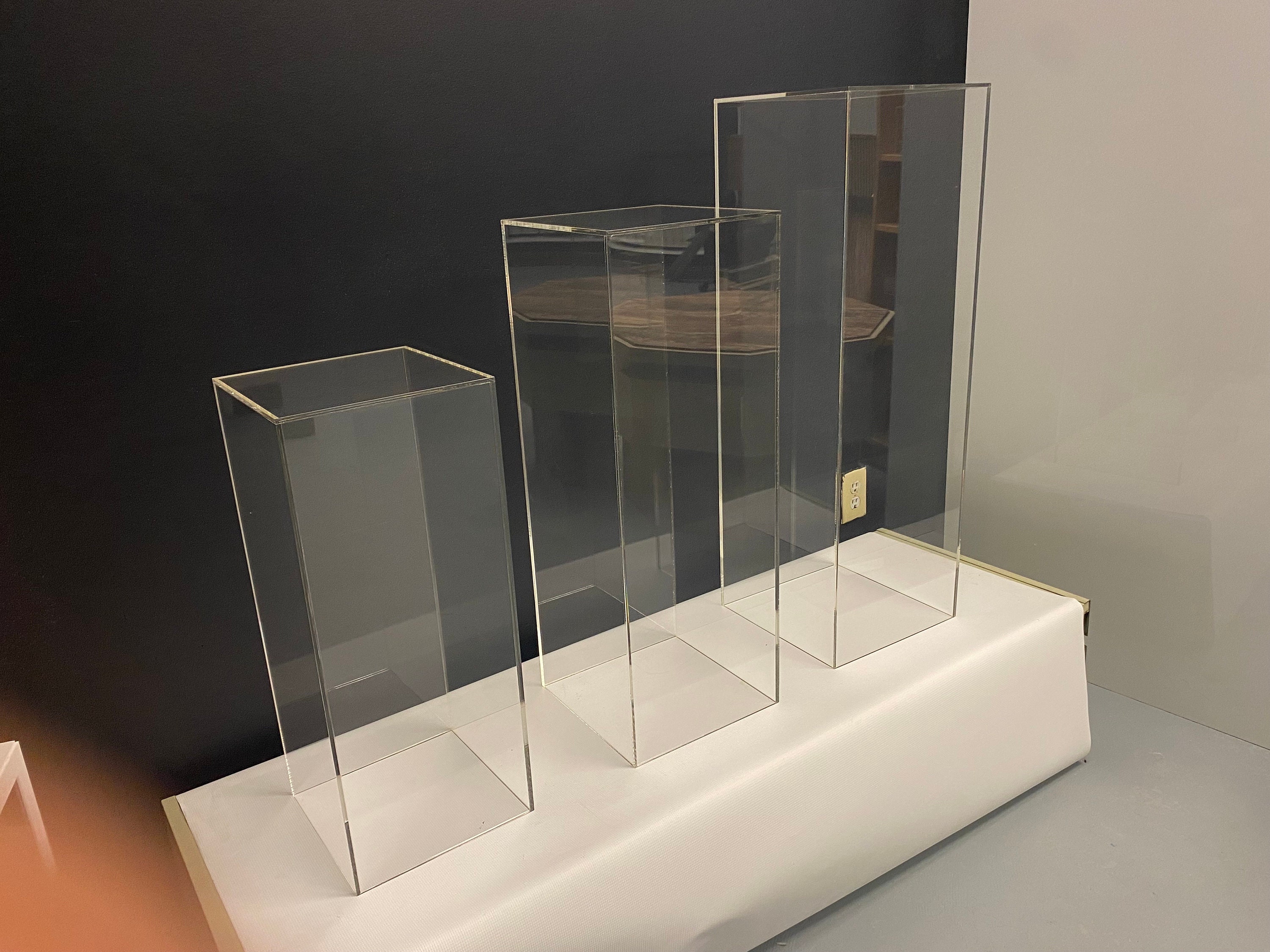 Clear Acrylic Pedestals / Plinths - Etsy