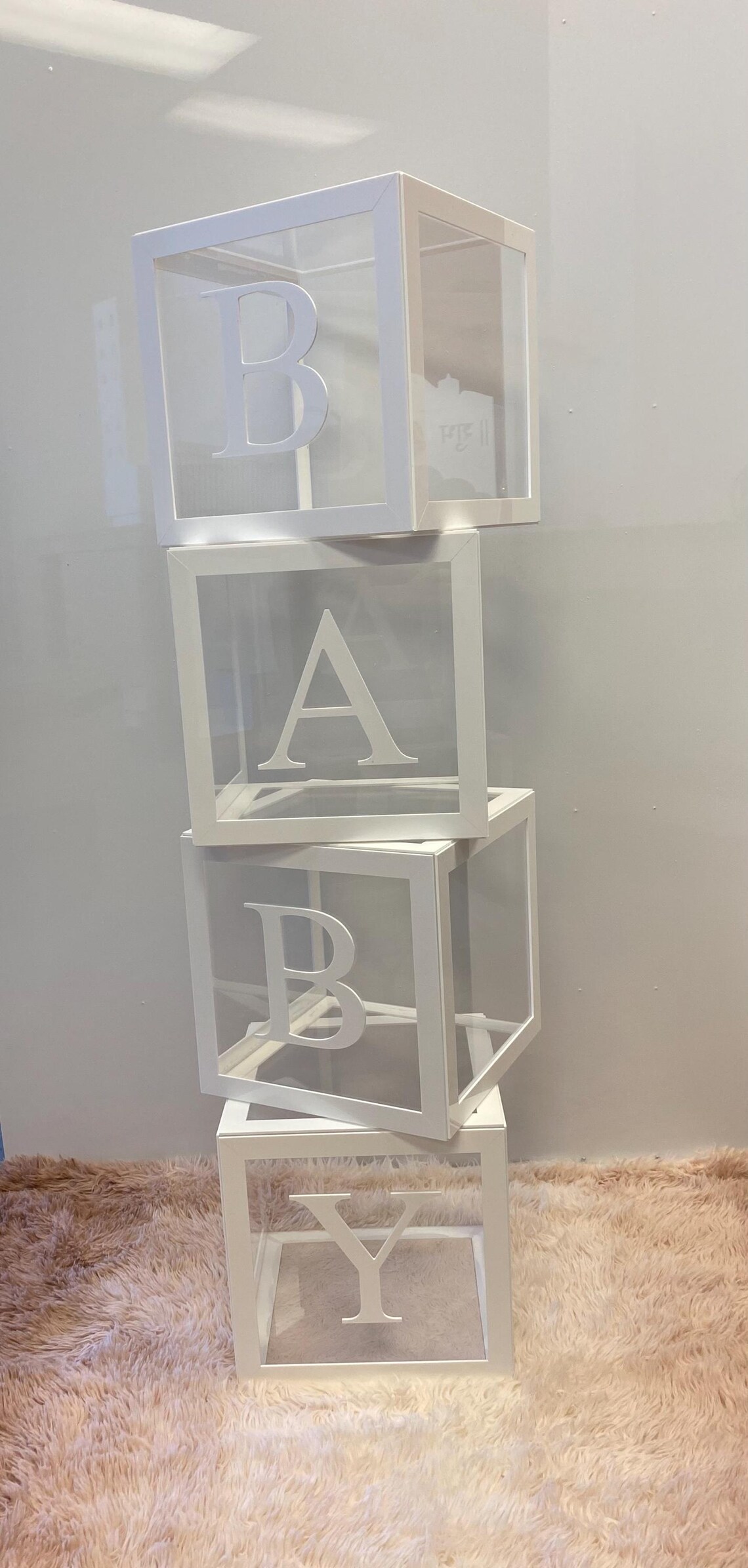 Acrylic BABY Balloon Box - Etsy
