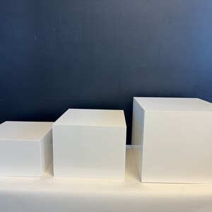 White Acrylic Risers - Etsy