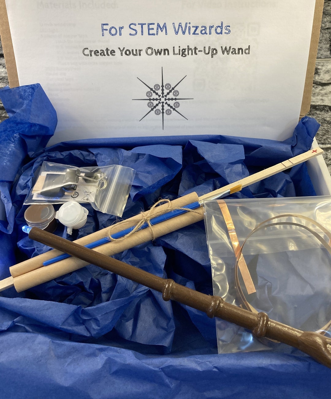 Make Your Own Light-up Wand Party Kit Wizard Wand Kit for Birthday ...