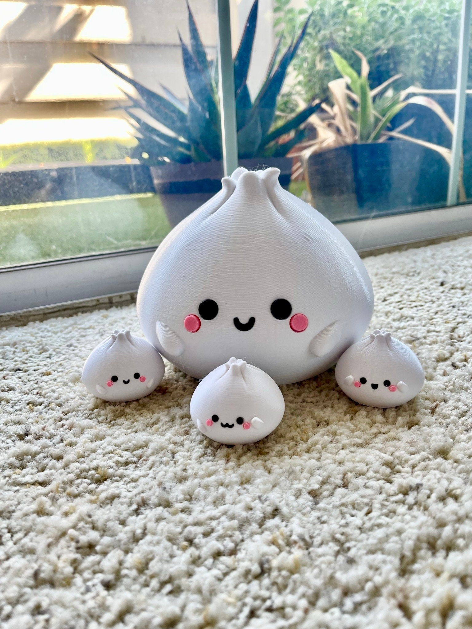 Adorable Dim Sum Bao Family 3D Printed: Ultra Detailed Resin - Etsy UK