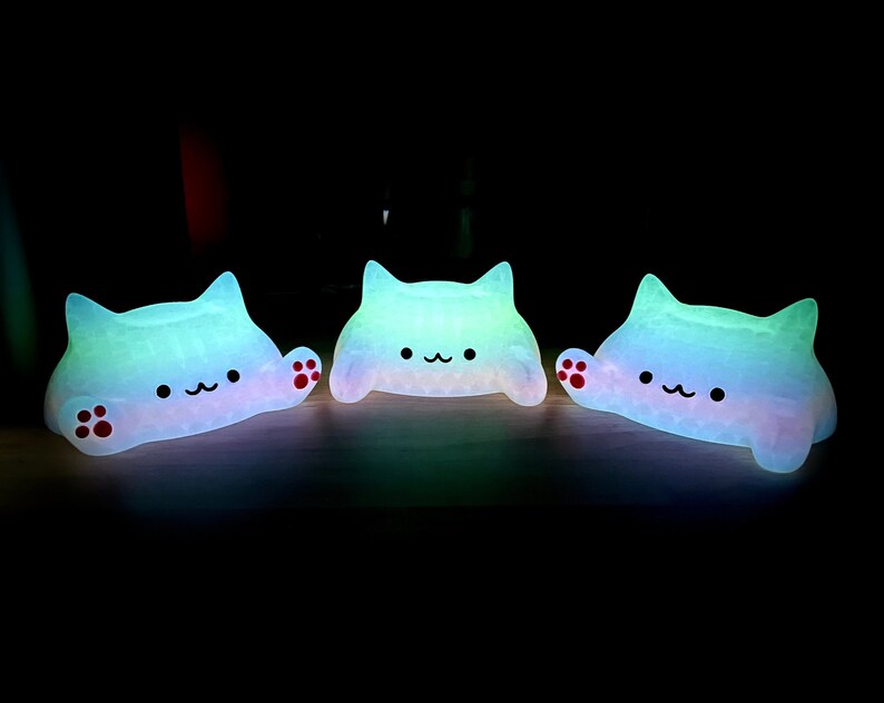 Adorably Kawaii Bango Cat Desk Toy and Decor - Etsy