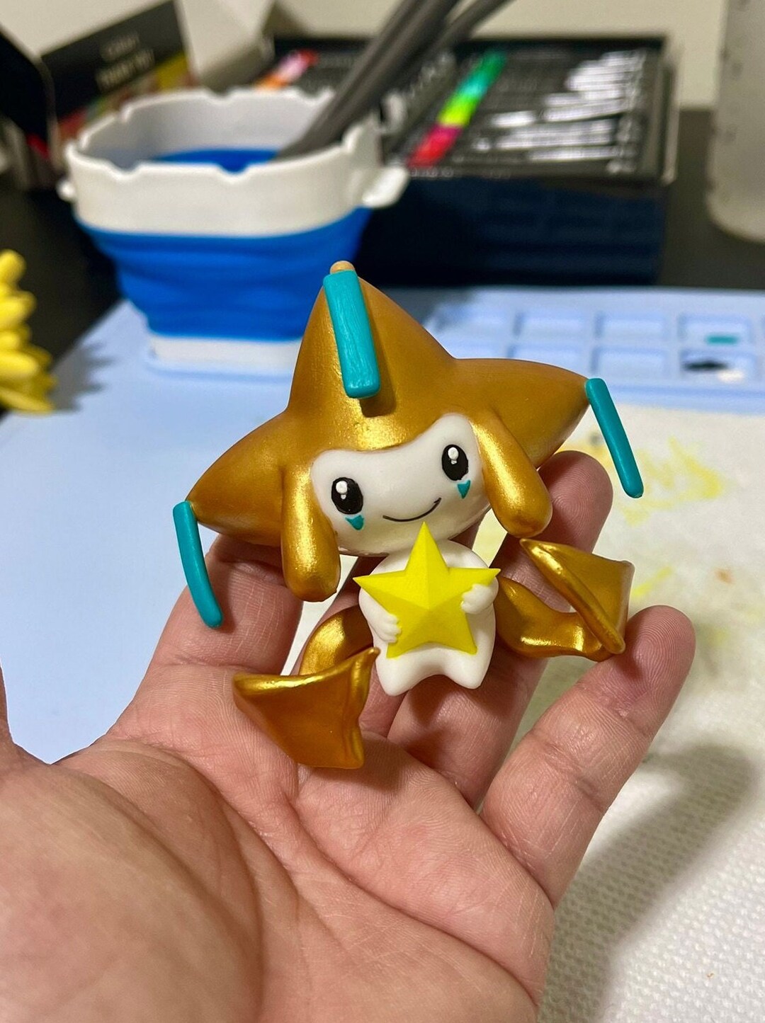 Gen 3: Jirachi Hanging Ornament (resin) - Etsy