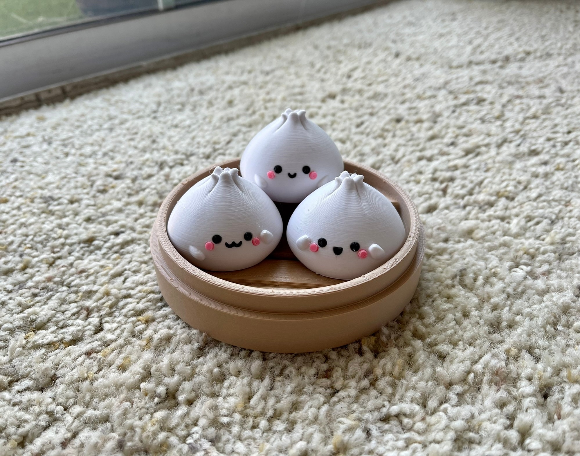 Adorable Dim Sum Bao Family 3D Printed: Ultra Detailed Resin - Etsy UK