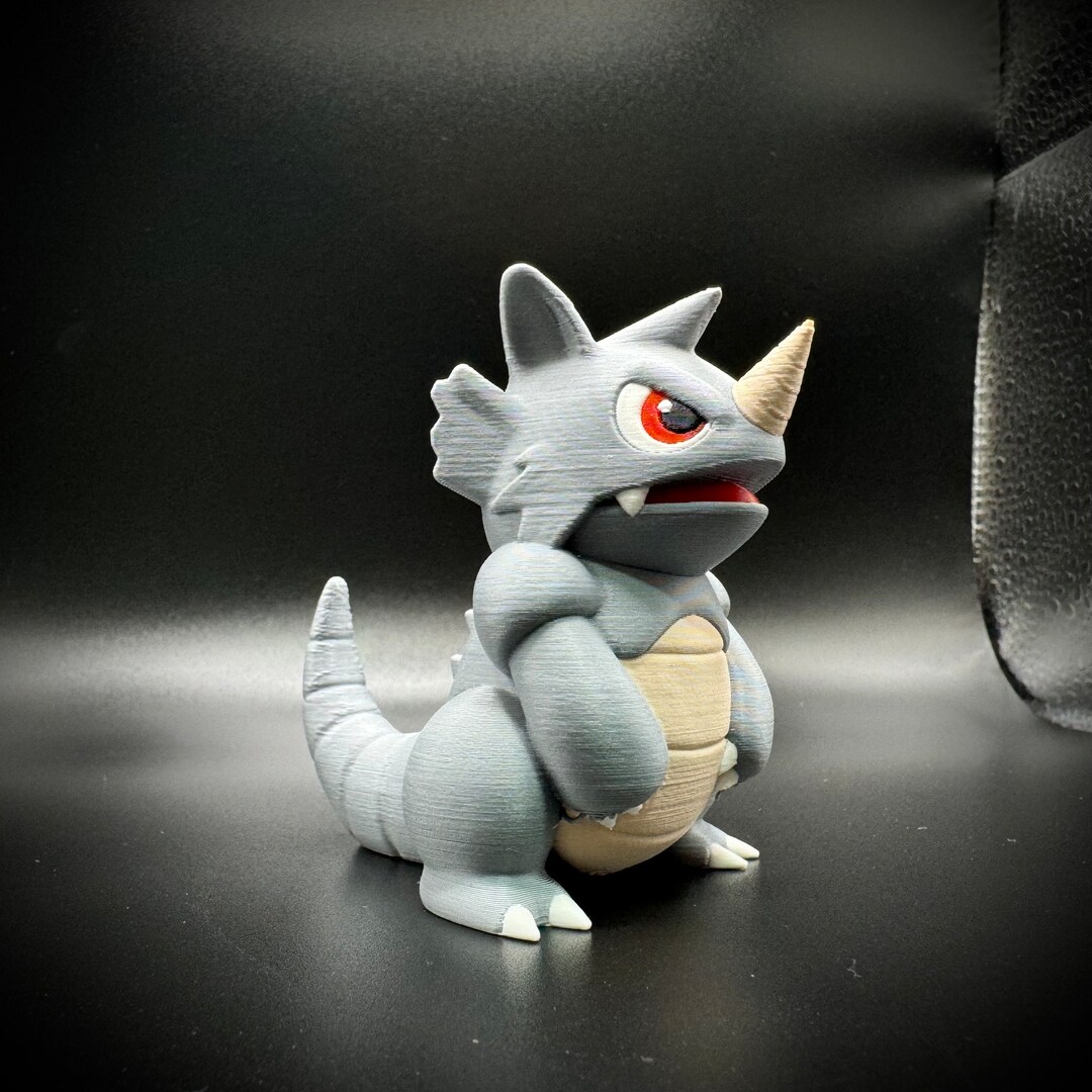 Gen 1: Chibi Rhydon (3D Printed - Ready to Paint, Multi-colors ...
