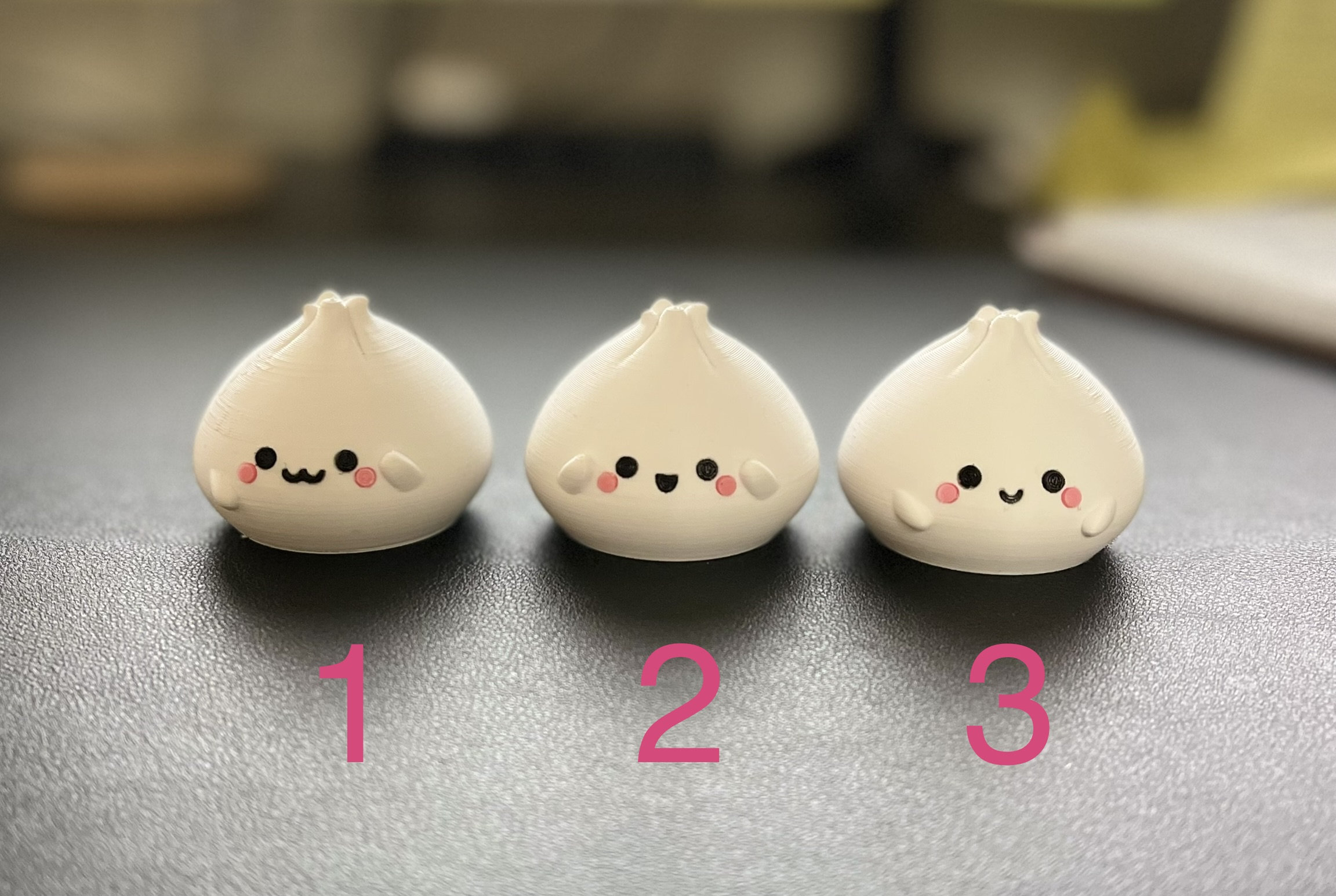 Adorable Dim Sum Bao Family (3D Printed) - Etsy UK