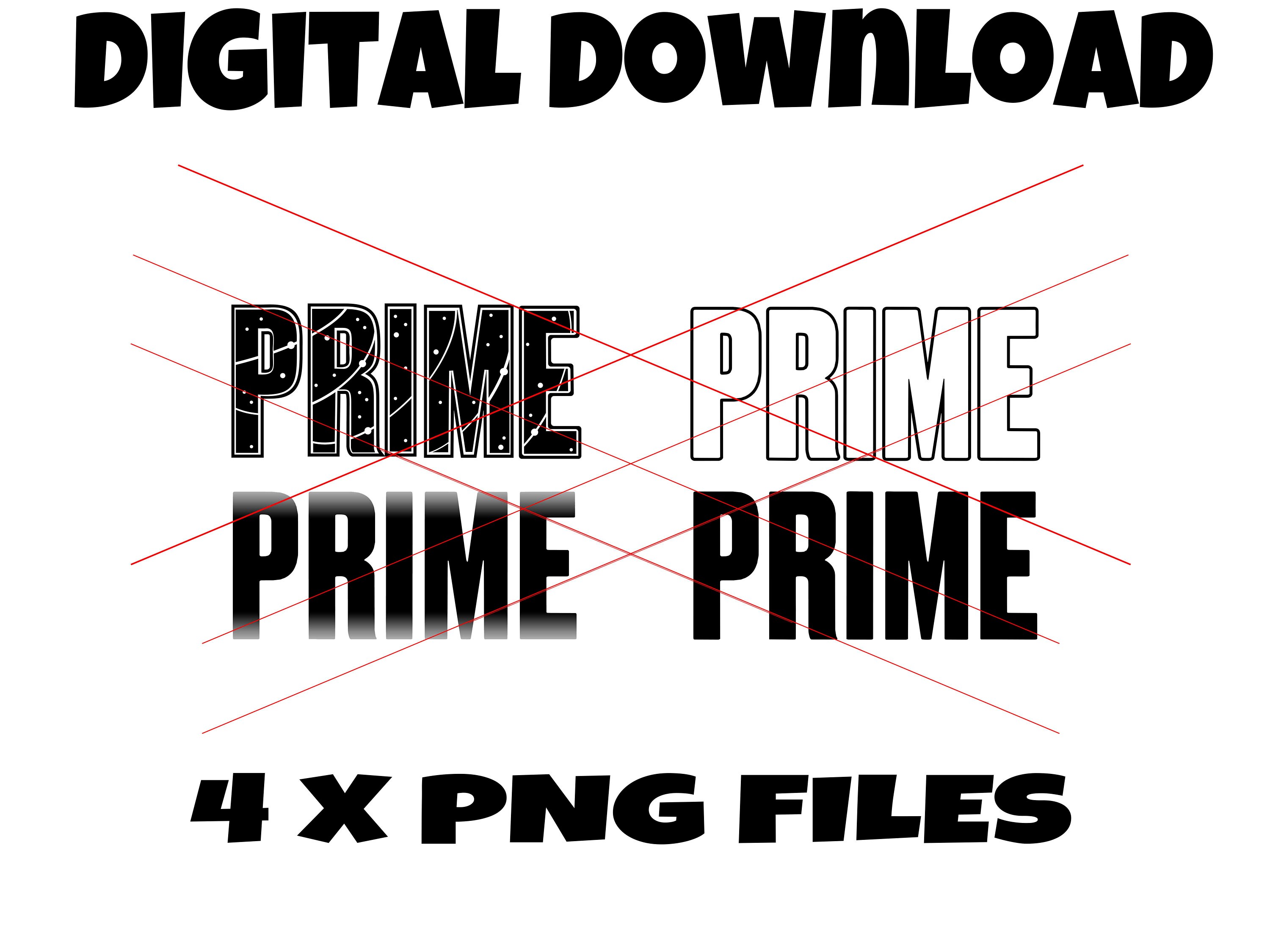 4 Prime PNG Logo Files Novelty Joke Funny Gift Birthday Ksi - Etsy UK