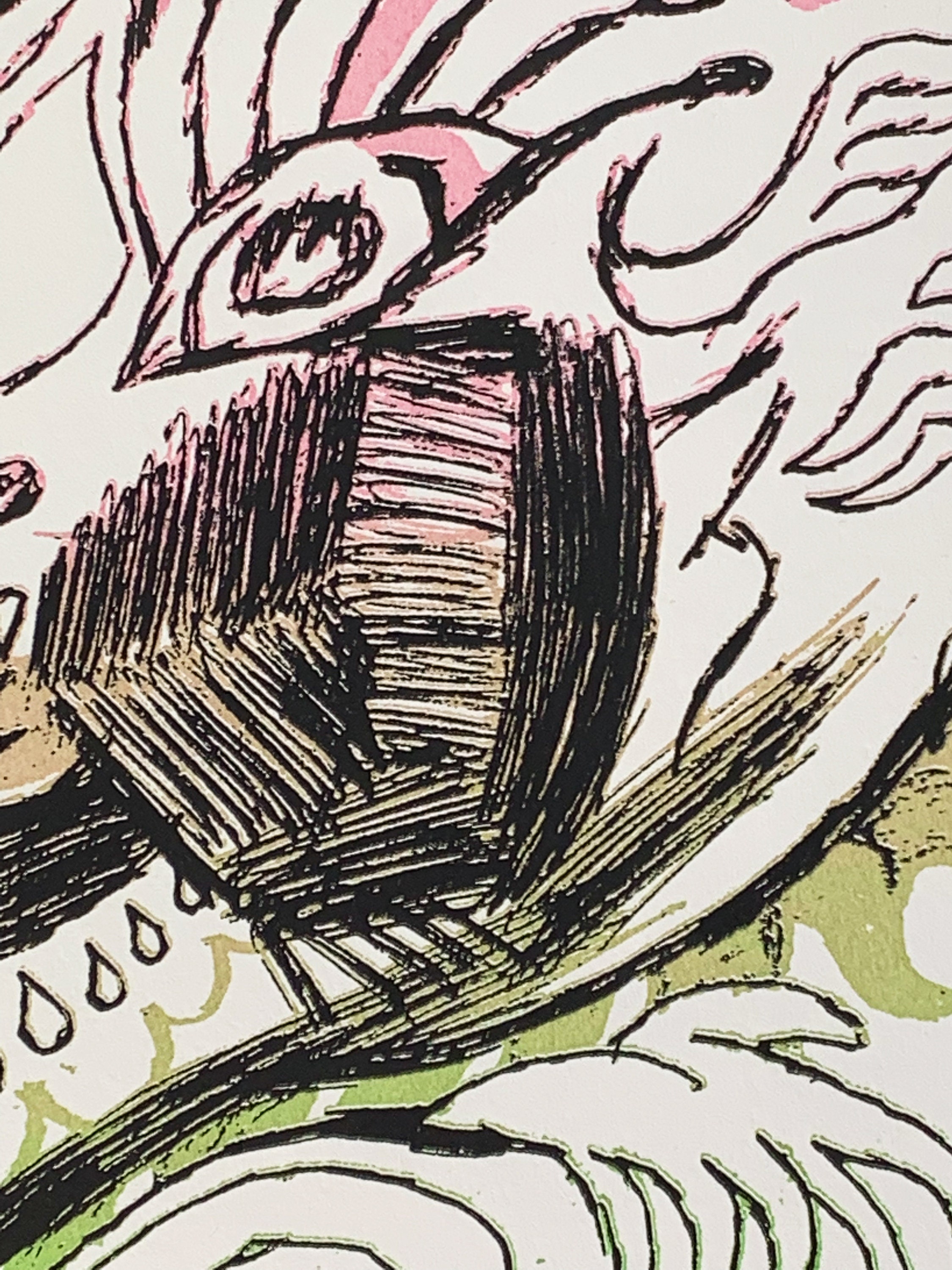 Handprinted 'garden Imp' 2021 Serigraph Print Edition - Etsy