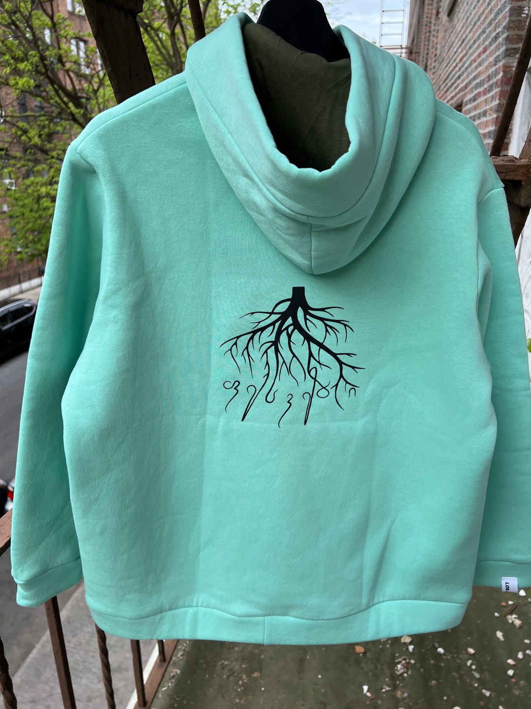 Unisex Handmade Hoodie With Back Print - Etsy