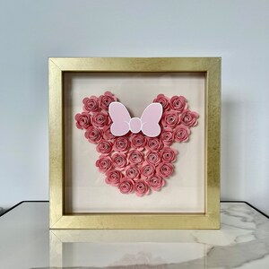 Minnie Mouse Shadow Box, Mickey Mouse Shadow Box, Baby Room Decor ...