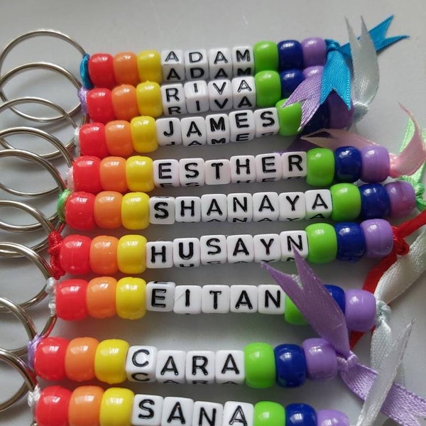 Beaded Keyrings - Etsy UK