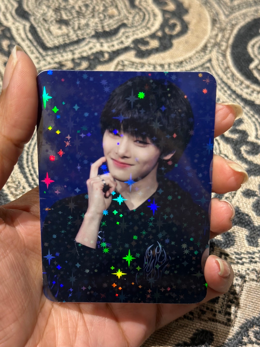 SKZ Innie Dimple Holographic Card - Etsy