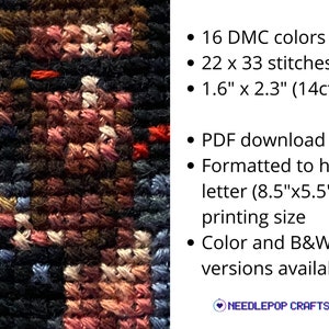 TERMINATOR Mini Movie Poster Cross Stitch Pattern (PDF) - Etsy