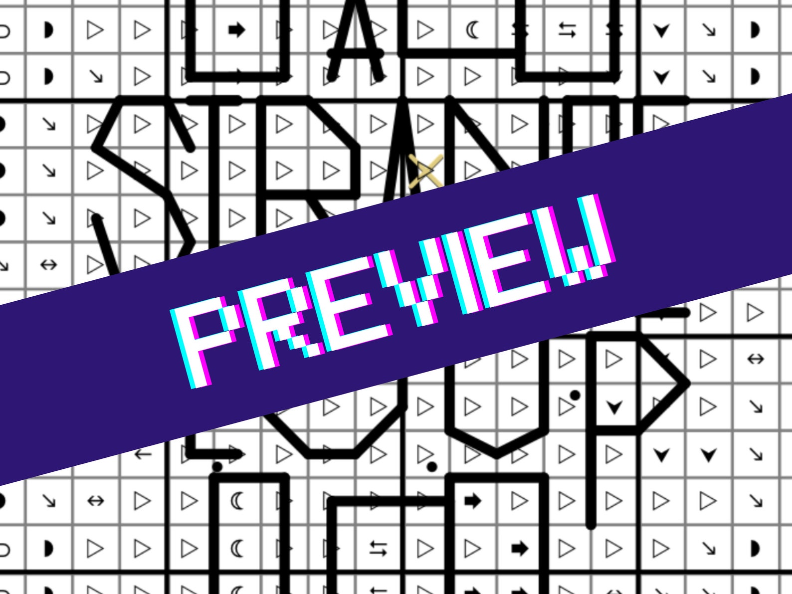 A STRANGE LOOP Mini Broadway Playbill Cross Stitch Pattern (PDF) - Etsy