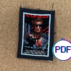 TERMINATOR Mini Movie Poster Cross Stitch Pattern PDF Download - Etsy