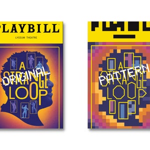 A STRANGE LOOP Mini Broadway Playbill Cross Stitch Pattern (PDF) - Etsy