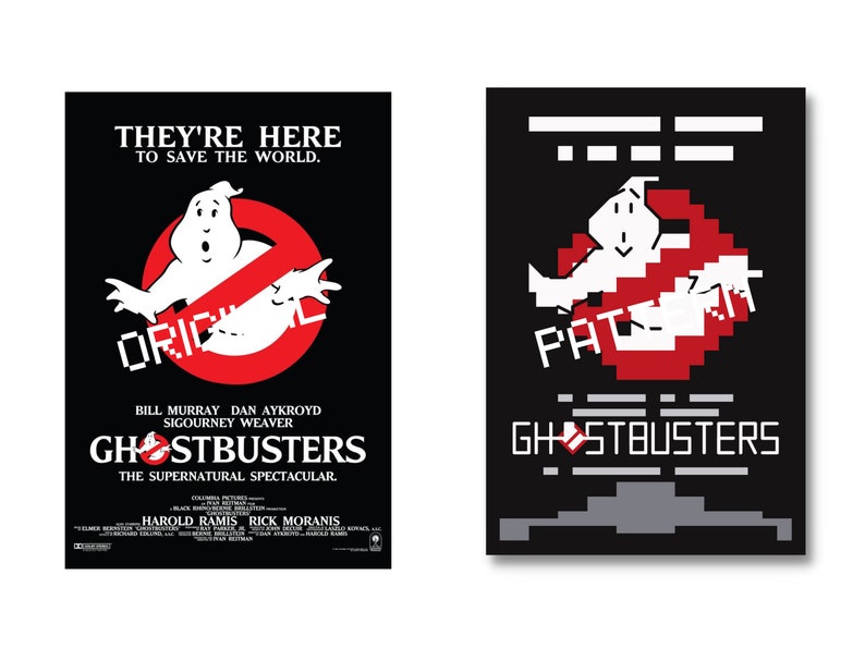 GHOSTBUSTERS (1984) Mini Movie Cross Stitch Pattern (PDF) - Etsy