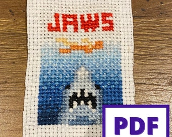 ALIEN Mini Movie Poster Cross Stitch Pattern PDF Download | Etsy