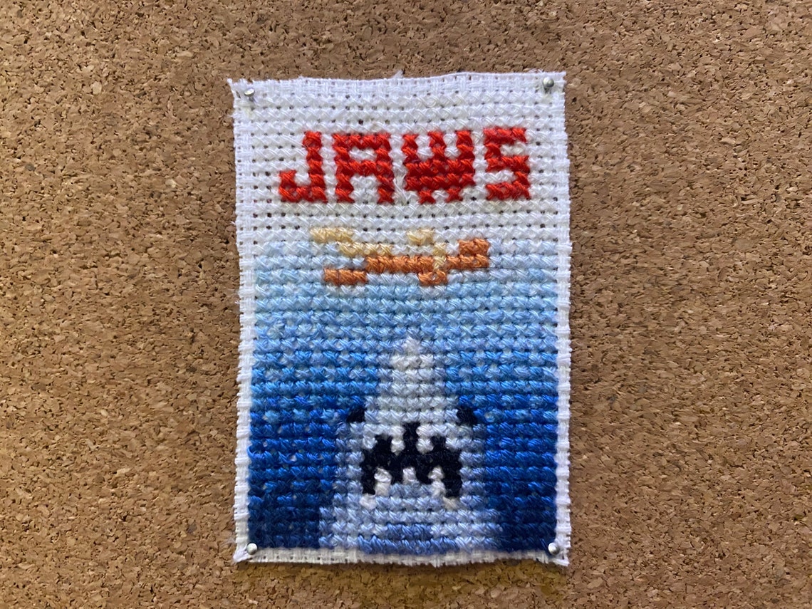 Stephen Spielberg's Mini Cross Stitch Movie Poster Patterns - Etsy