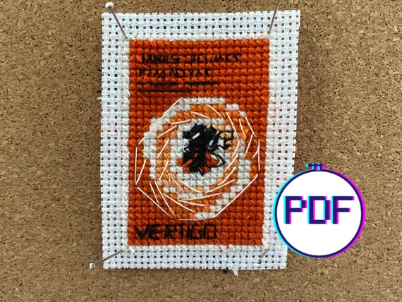 VERTIGO Mini Movie Poster Cross Stitch Pattern PDF Download - Etsy