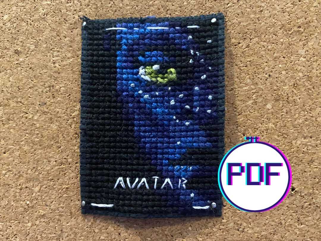 AVATAR Mini Movie Poster Cross Stitch Pattern (PDF) - Etsy