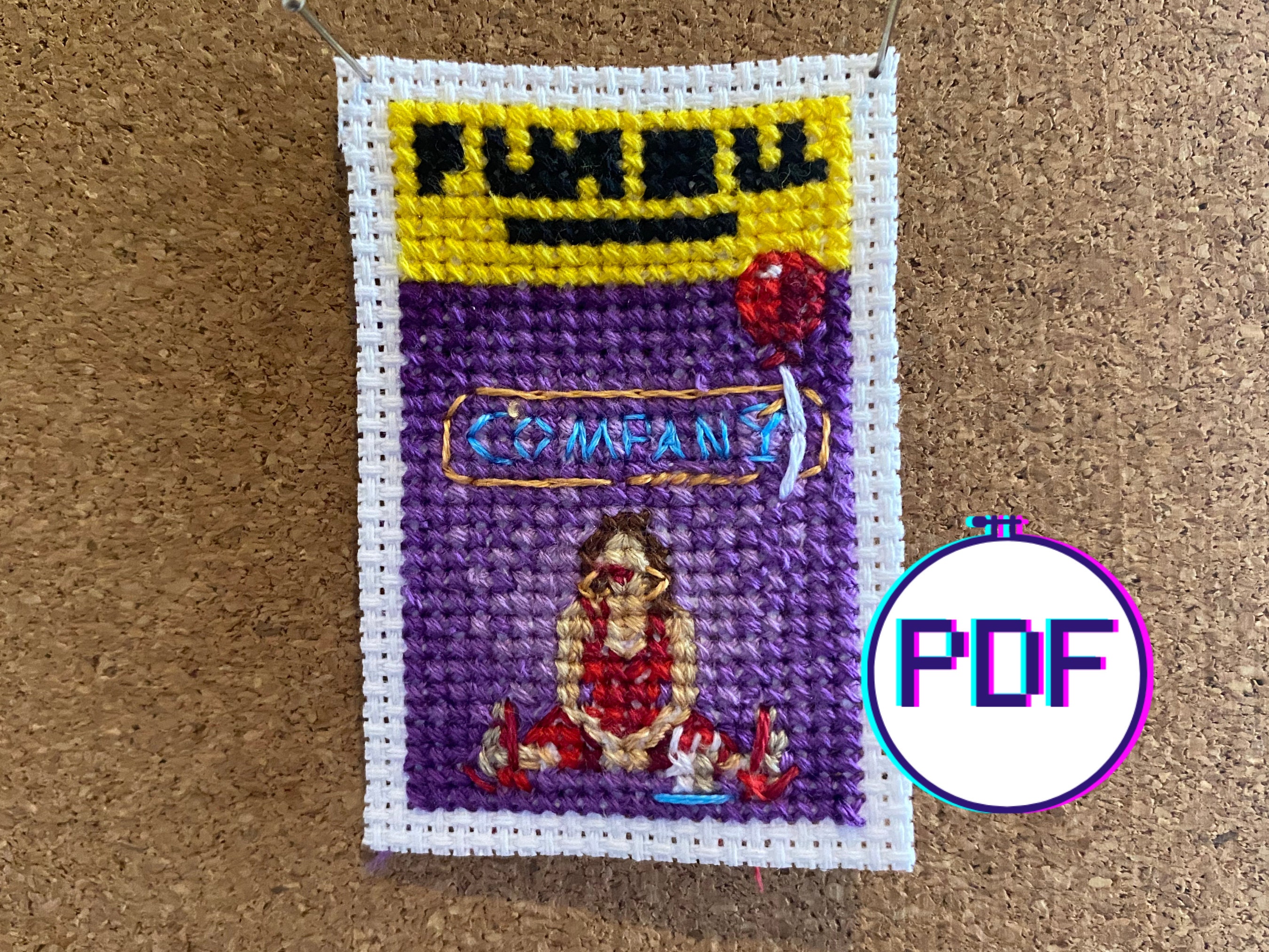 COMPANY Mini Broadway Playbill Cross Stitch Pattern PDF - Etsy